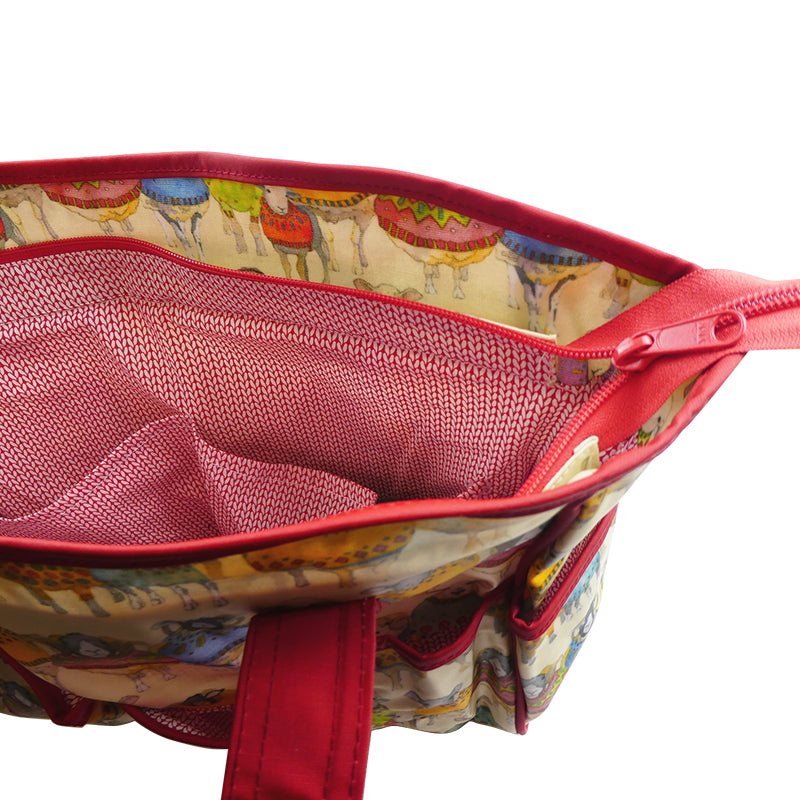 Large pocket project bag by Emma Ball – Ewe and Ply